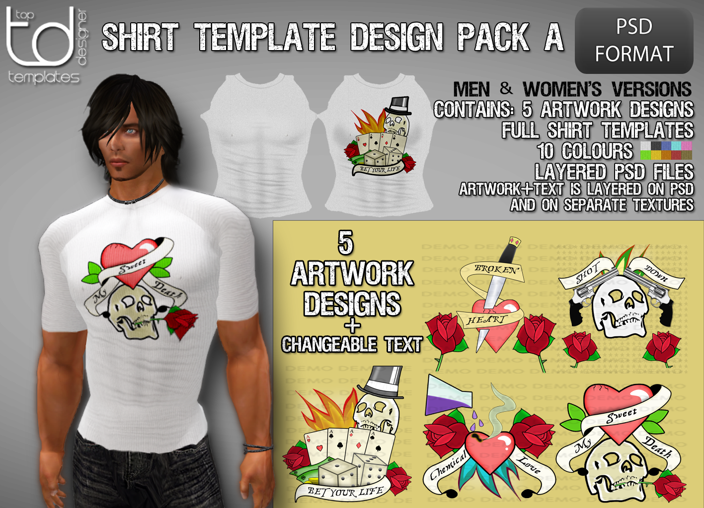 TD Templates | Clothing Templates For SL