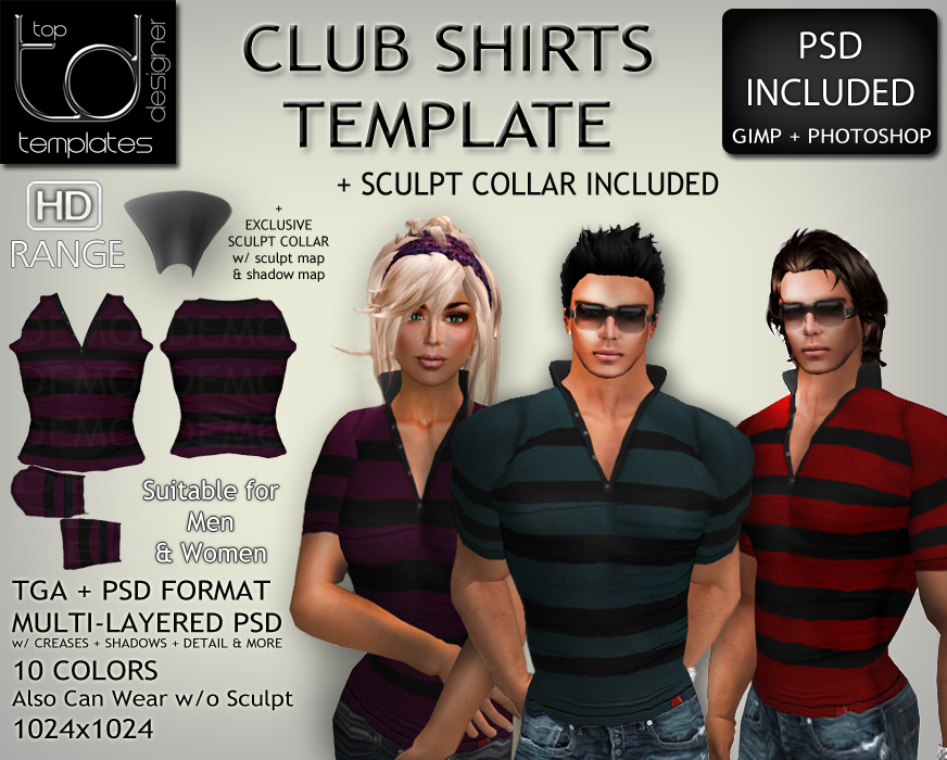 TD Templates | Clothing Templates For SL