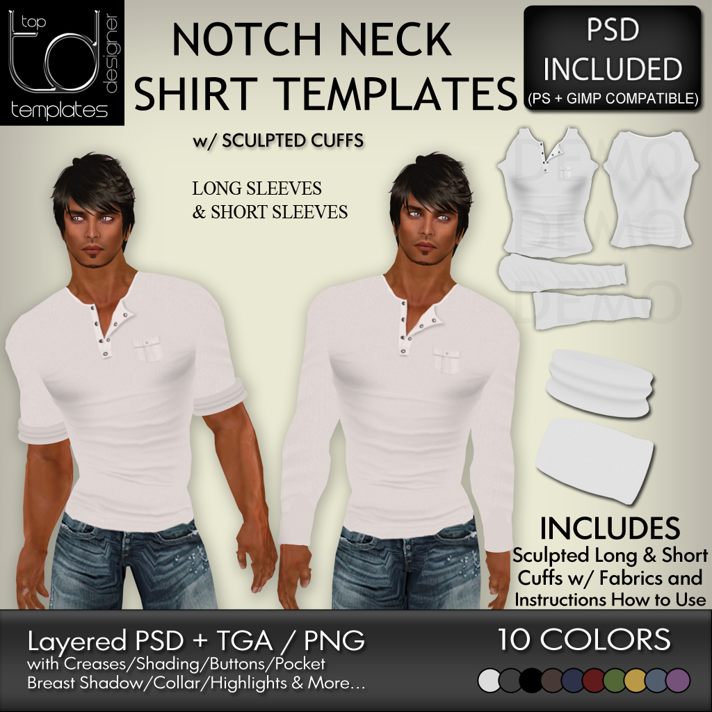 TD Templates | Clothing Templates For SL