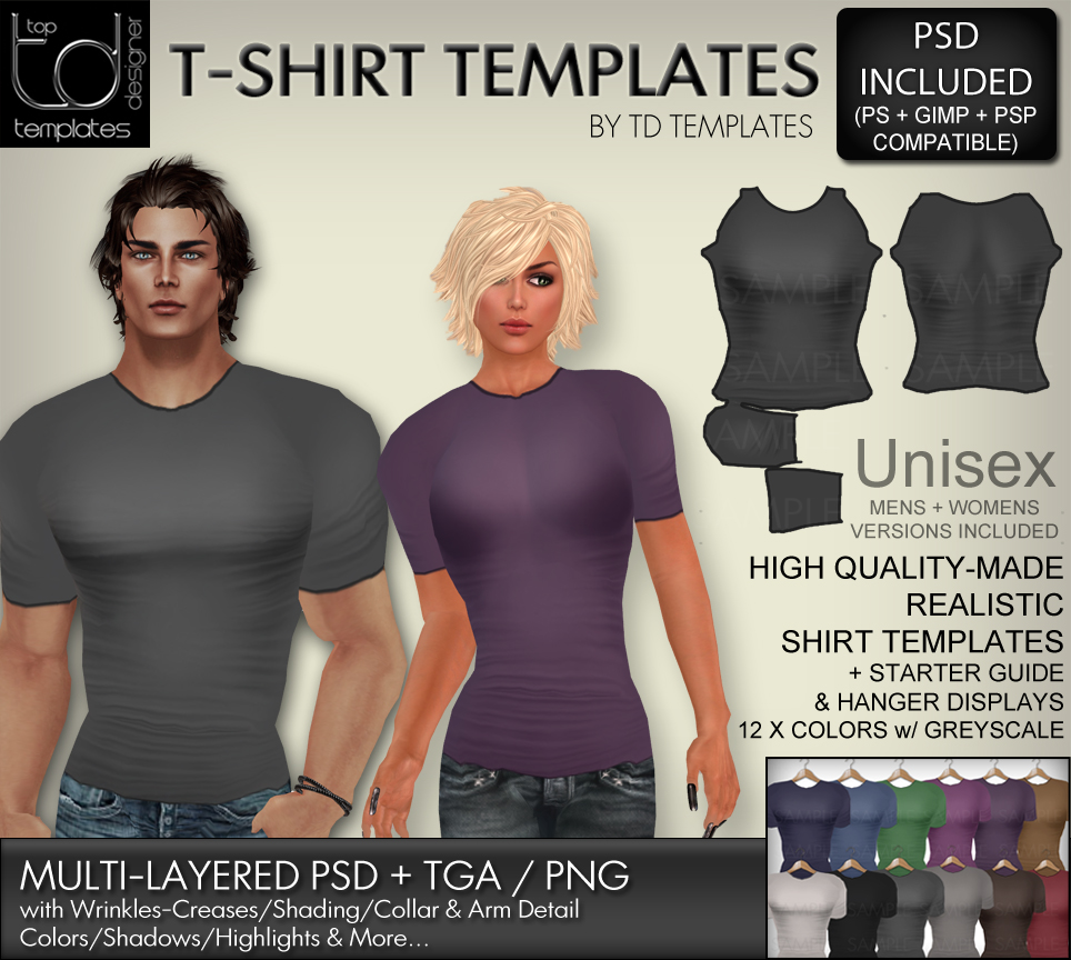 TD Templates | Clothing Templates For SL