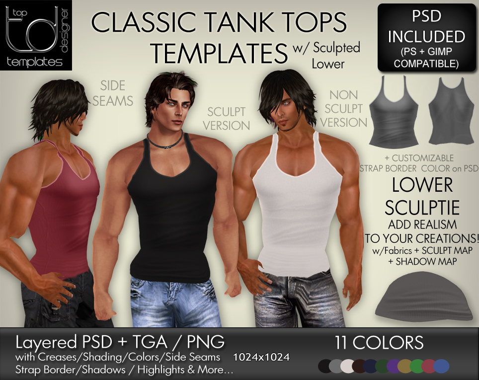 TD Templates | Clothing Templates For SL