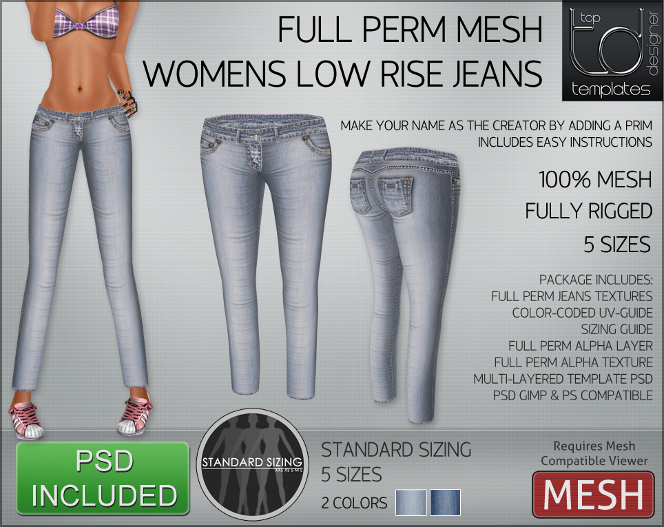 TD Templates | Clothing Templates For SL