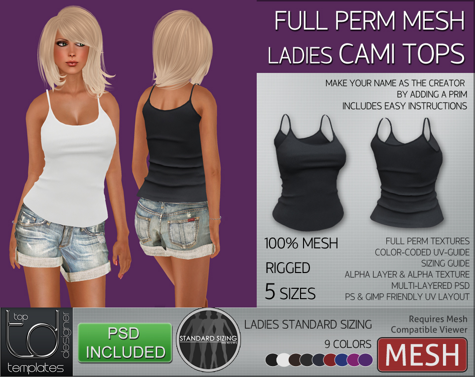 TD Templates | Clothing Templates For SL