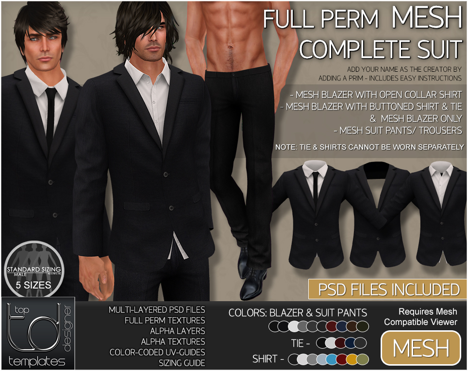 TD Templates | Clothing Templates For SL